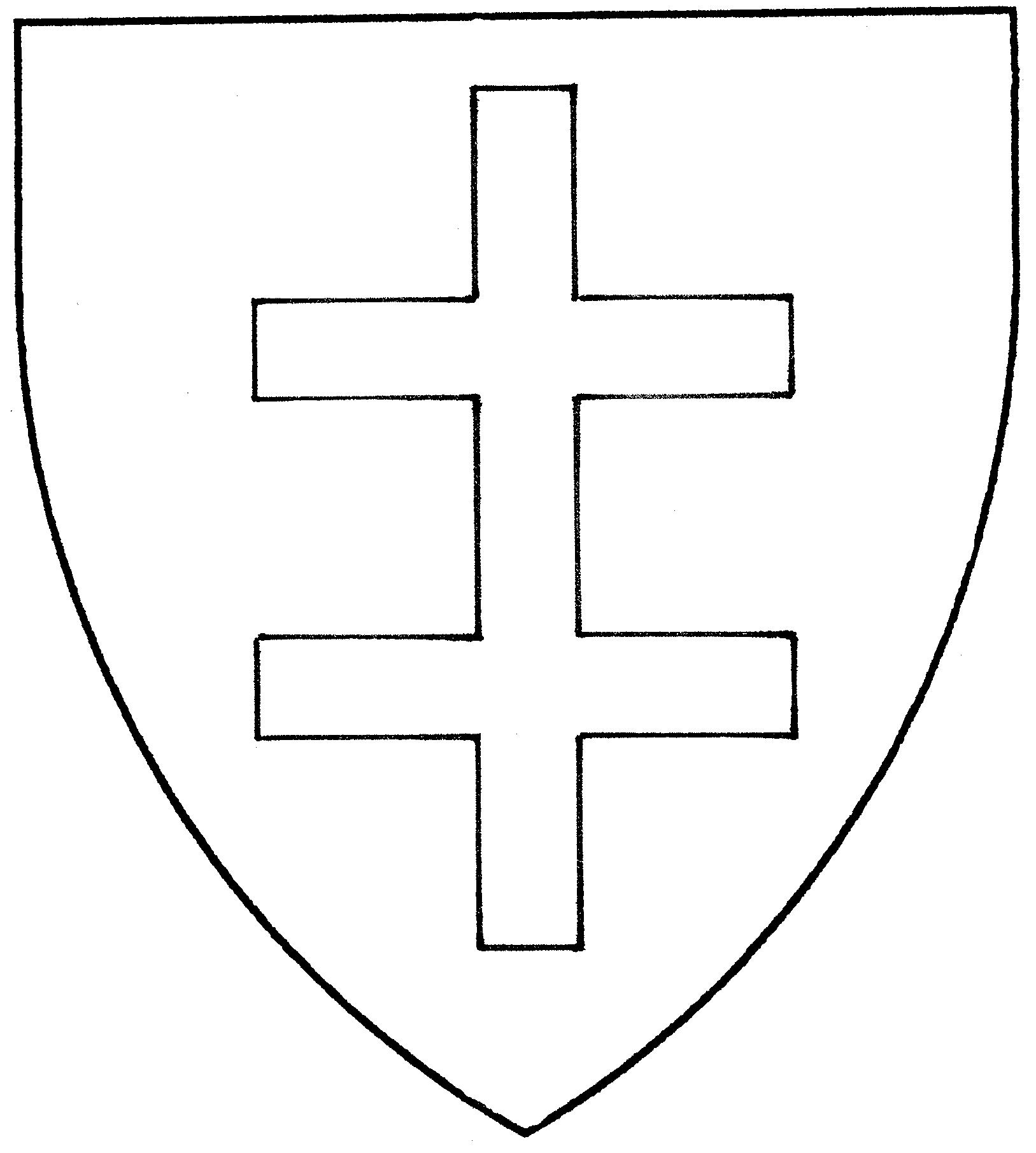 Cross Patriarchal Lorraine Doubled Mistholme Cross Patriarchal Lorraine Doubled Mistholme